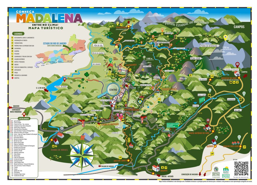 MAPA TURÍSTICO – Visit Madalena